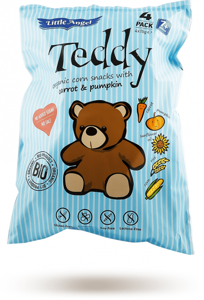 959 Ft - Little Angel Teddy bio kukorica snack 4x15g - Herbaposta webshop
